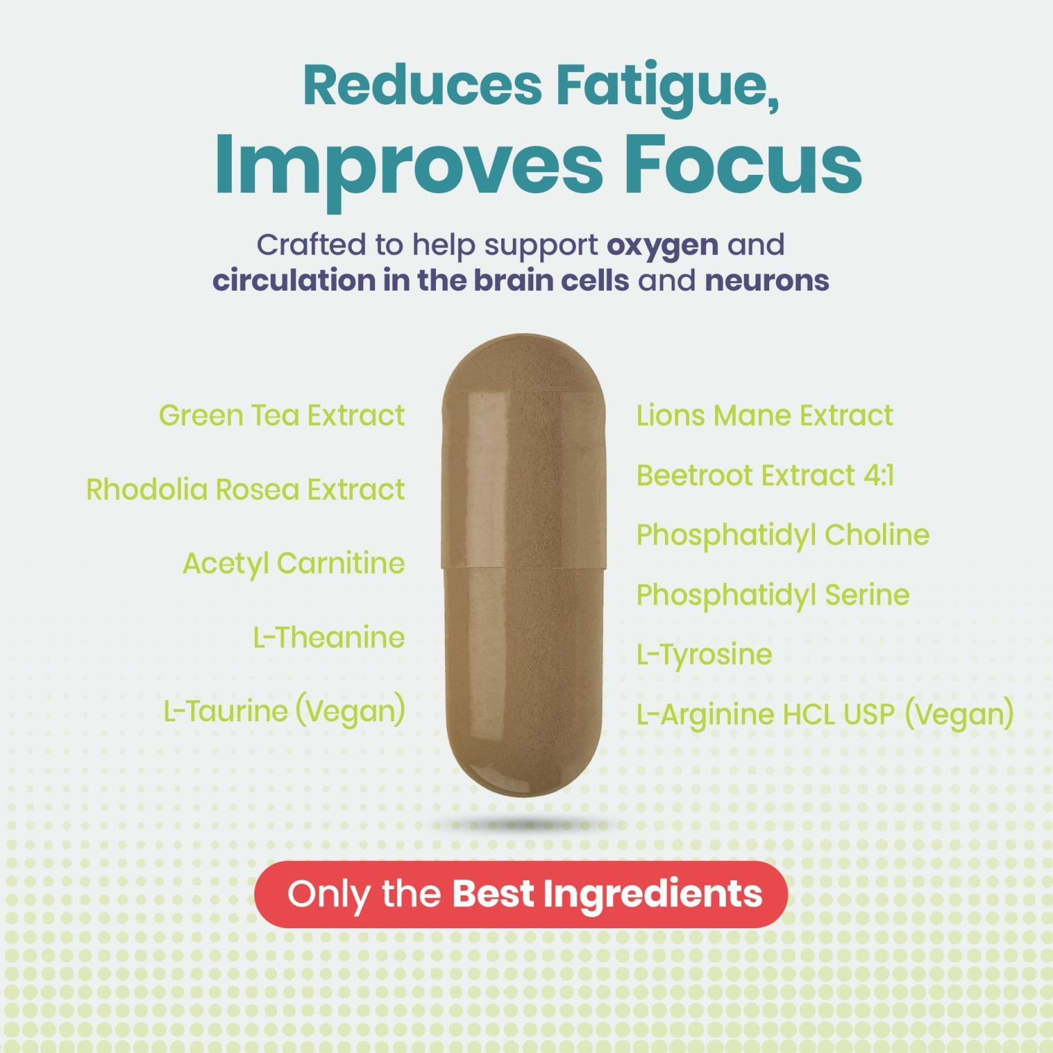 Super Mind Nootropics - 60 Vegan Capsules - JeaKen